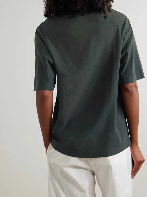 Acne Studios Stockholm 1996' Distressed Organic Cotton-jersey T-shirt - Gray