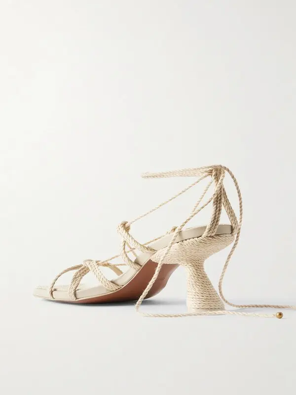 Cult Gaia Raisa Raffia Sandals