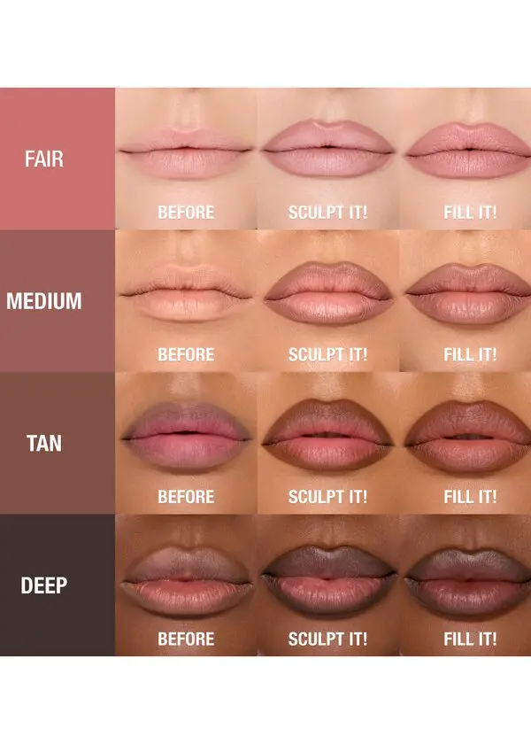 Charlotte Tilbury Lip Cheat Contour Duo - Tan
