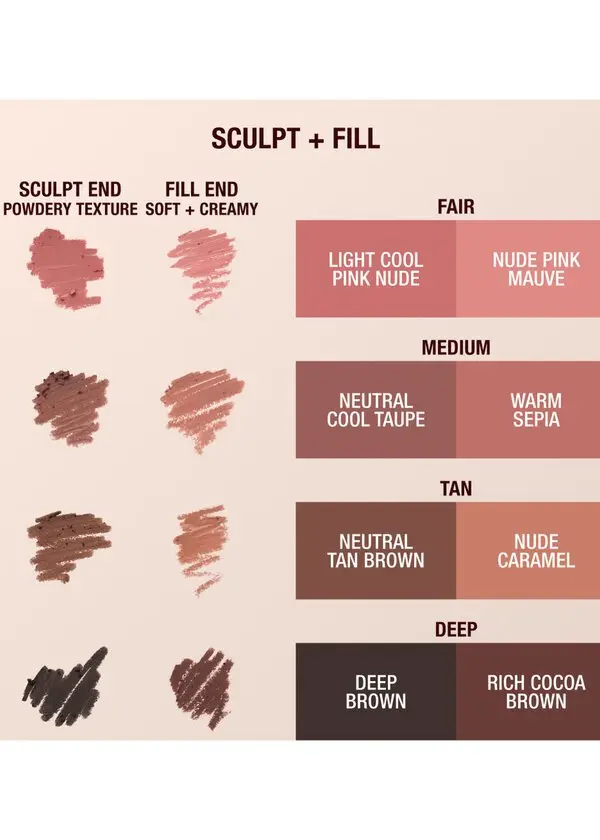 Charlotte Tilbury Lip Cheat Contour Duo - Tan
