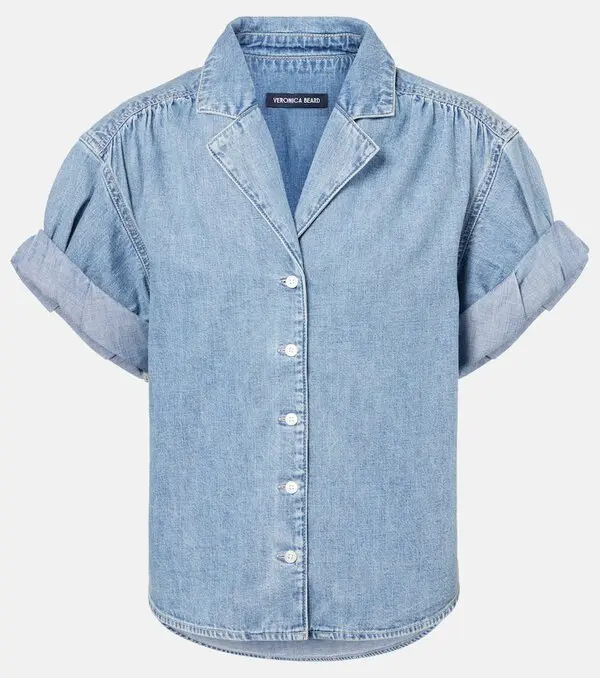Veronica Beard Ilene Denim Shirt