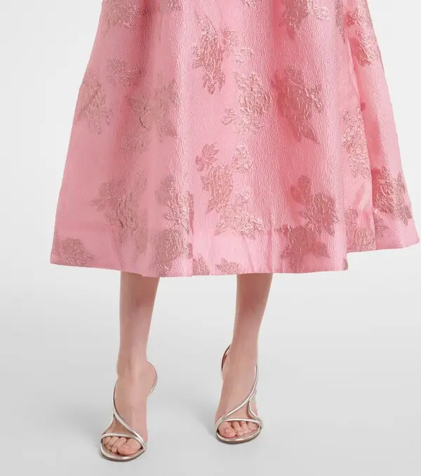 Rebecca Vallance Benette Brocade Cocktail Dress