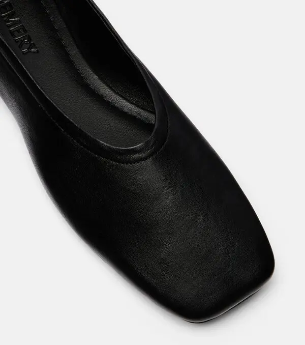 A.emery Steele Ballet Flats With Buckle-fastening Ankle Strap - Black