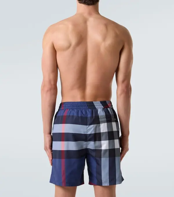Burberry Check Swim Trunks