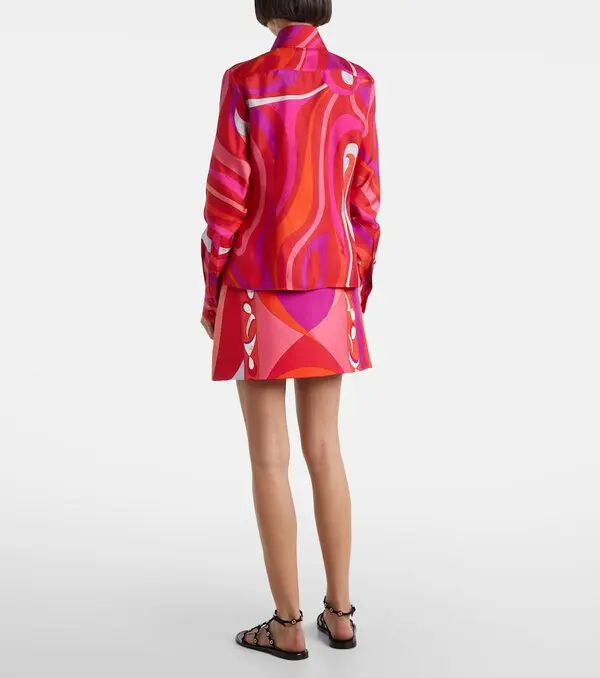 Emilio Pucci Marmo Silk Shirt