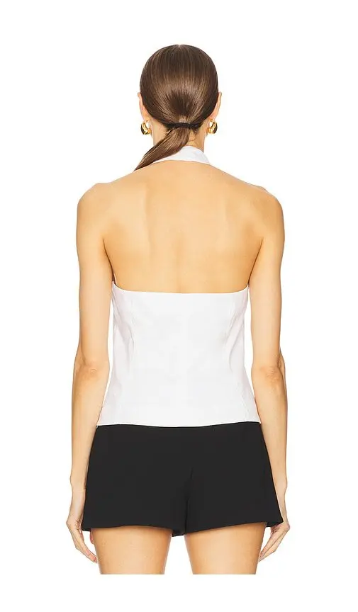 A.L.C. Cora Halterneck Top - Ivory