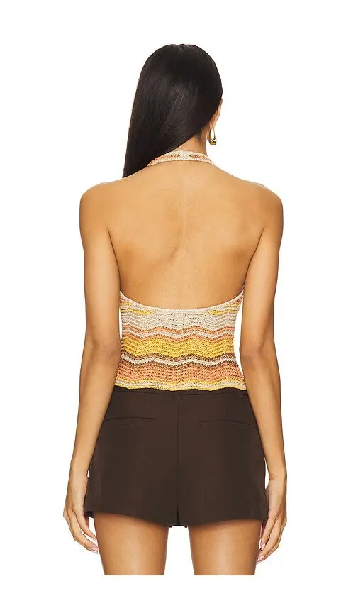 Retrofete Luz Crochet Halter Top