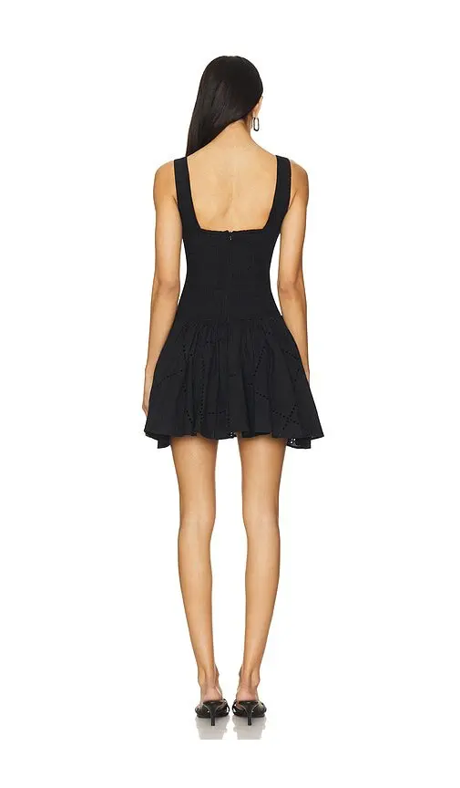 WeWoreWhat Corset Peplum Mini Dress