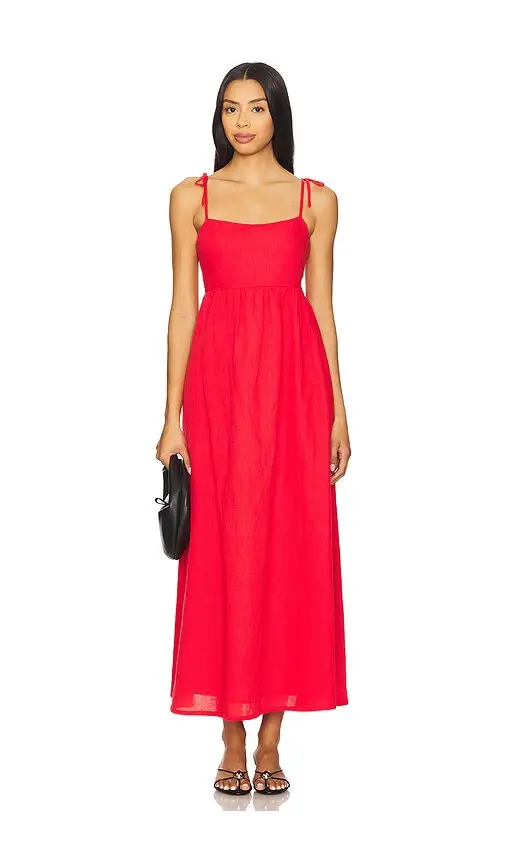 Beach Riot Valory Maxi Dress - Red