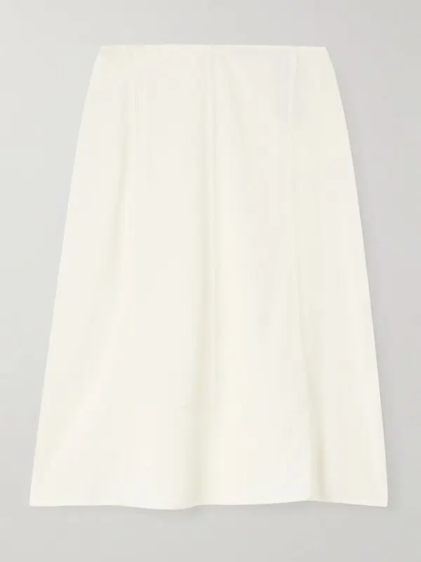 JIL SANDER Paneled Jersey Midi Skirt
