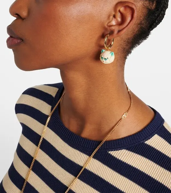 Valentino Garavani Le Chat De La Maison Single Earring - Multicoloured