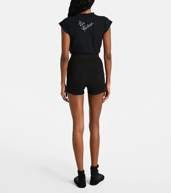 Wardrobe.NYC High-rise Jersey Shorts