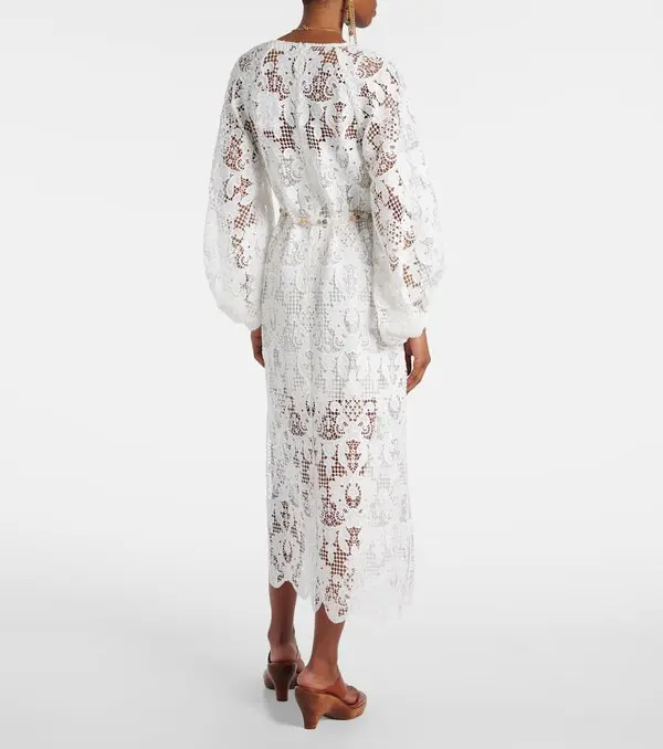 Zimmermann Coco Lace Midi Dress
