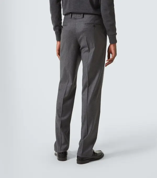 LARDINI Wool And Cashmere Tailored Suit Pants