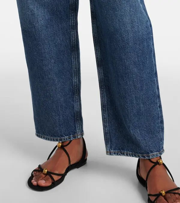 AGOLDE V-waist Baggy Straight Jeans In Nexus