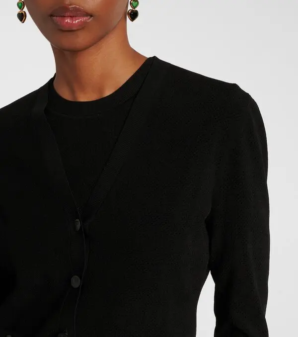 Tory Burch T Monogram Jacquard Cardigan