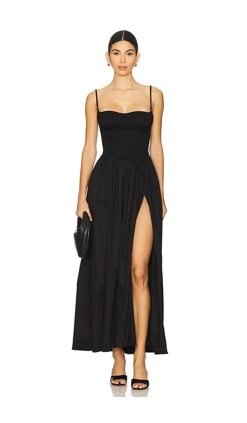 Delfi Lilith Dress In . Also - Black