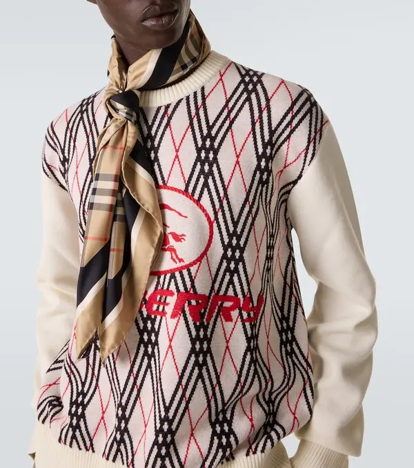Burberry Argyle Jacquard Sweater