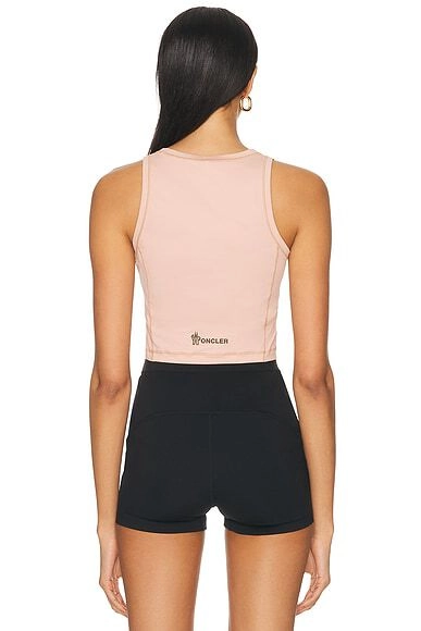 Moncler Cropped Jersey Tank Top