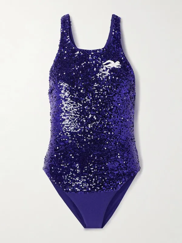 Tory Burch Embellished Sequined Bodysuit
