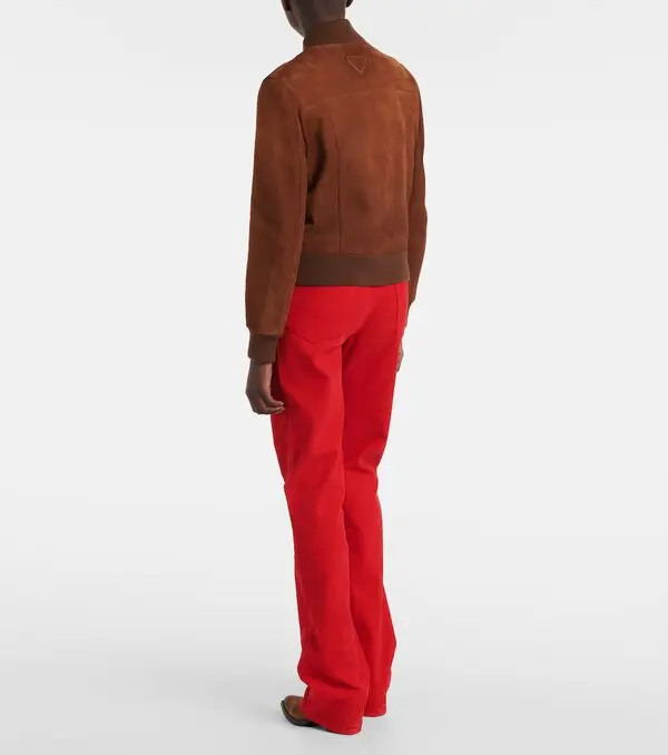 Prada Suede Blouson Jacket