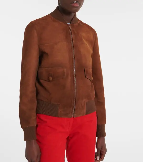 Prada Suede Blouson Jacket