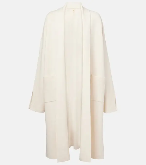 Jardin Des Orangers Wool And Cashmere Cardigan - White