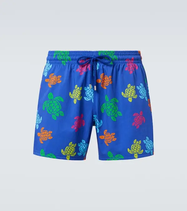 Vilebrequin Moorise Printed Swim Trunks - Blue