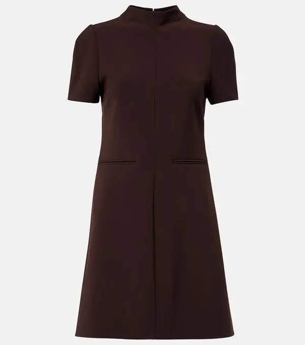 COURREGES Twill Minidress - Brown