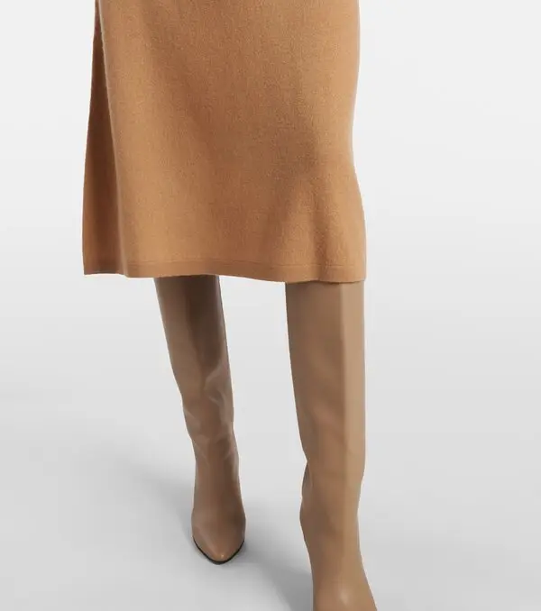 Jardin Des Orangers Wool And Cashmere Wrap Dress