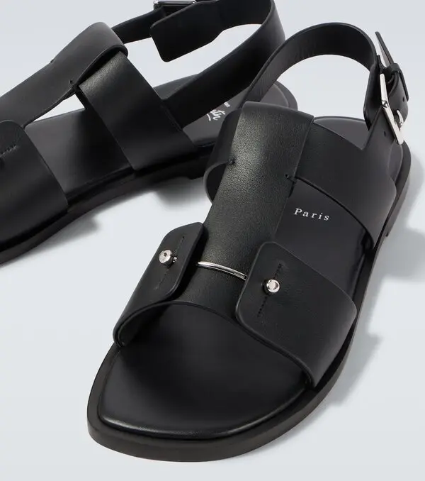 CHRISTIAN LOUBOUTIN Chambellis Leather Sandals