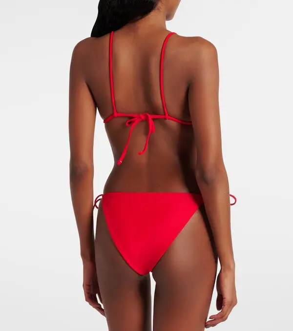 Jade Swim Via Bikini Top - Red
