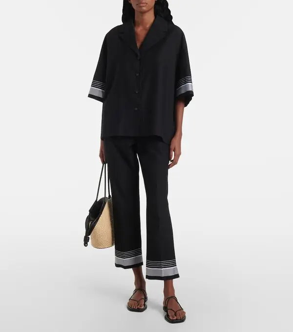 JOSEPH Cotton And Silk Blend Shirt
