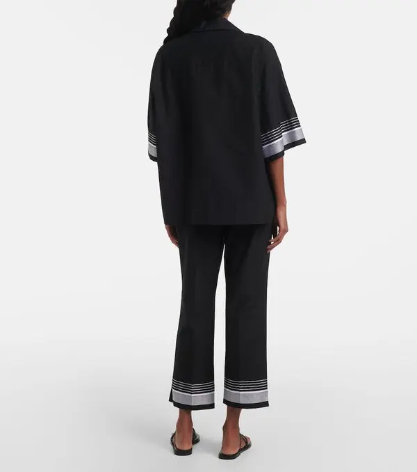 JOSEPH Cotton And Silk Blend Shirt