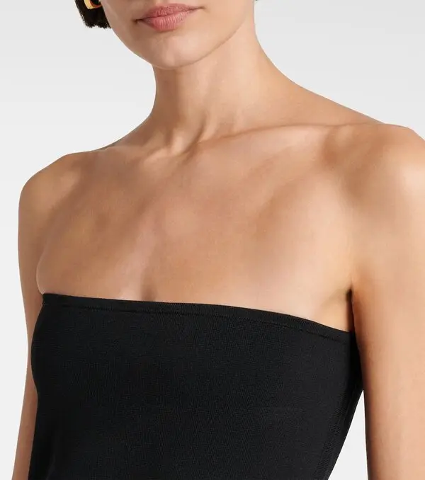 TOTEME Ribbed Jersey Tube Top
