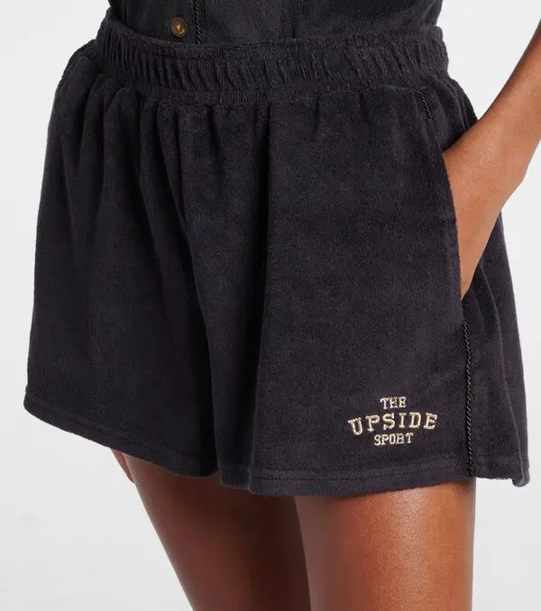 The Upside Saddle Up Ziggy Logo Terry Shorts