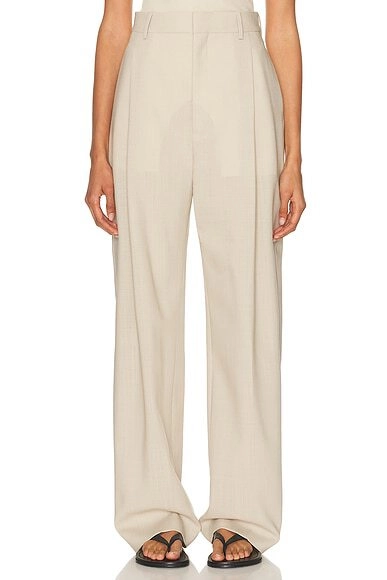 Wardrobe.NYC Mid Rise Tailored Trousers