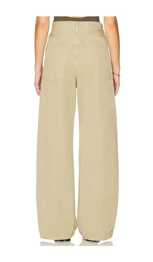 AGOLDE Vana Wide Leg Trousers - Tan