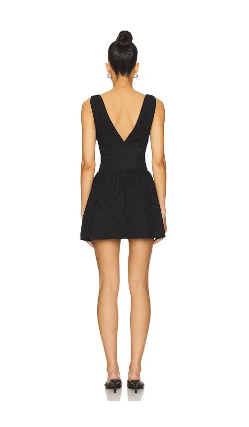 Frankies Bikinis Marley Eyelet Mini Dress
