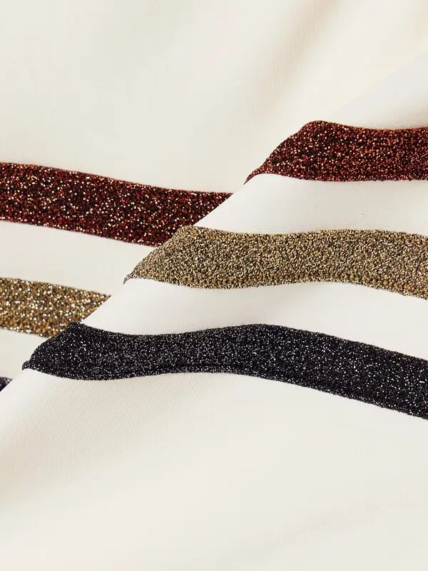 ERES Irisée Radieux Metallic Striped Swimsuit