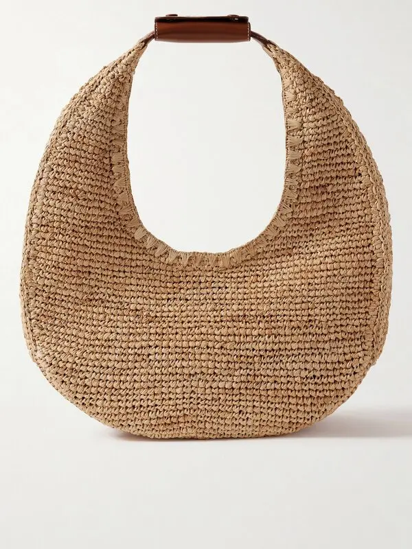 Staud Staude Moon Large Raffia Tote