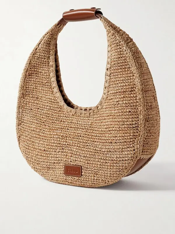 Staud Staude Moon Large Raffia Tote