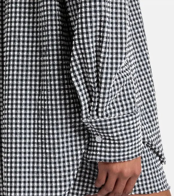 Hunza G Gingham Oversized Shirt