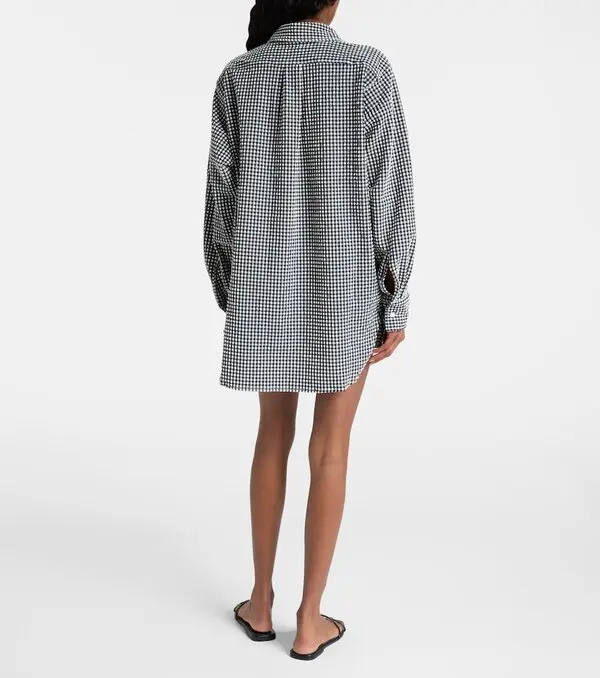 Hunza G Gingham Oversized Shirt