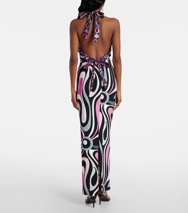 Emilio Pucci Marmo High-rise Maxi Skirt