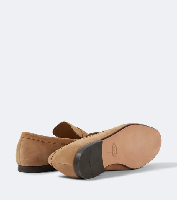 TOD'S Suede Penny Loafers