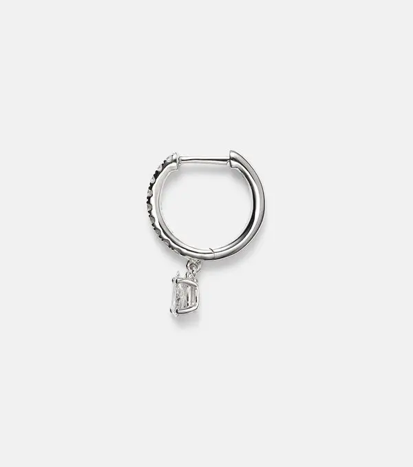 ANITA KO 18kt White Gold Single Diamond Earring
