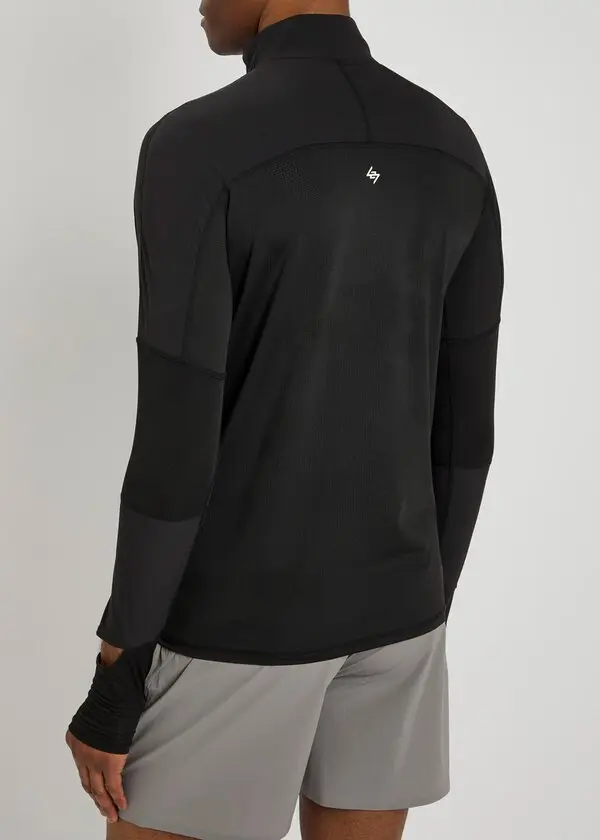 REPRESENT Quarter Zip Stretch-jersey Jacket