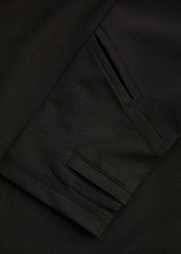 REPRESENT Quarter Zip Stretch-jersey Jacket