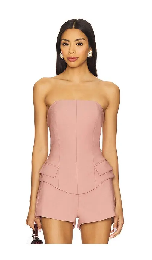 NONCHALANT LABEL Georgia Top - Rose